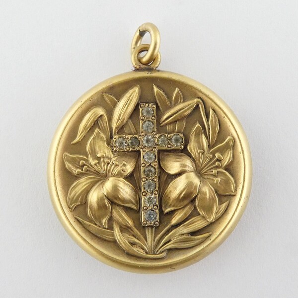Cross Locket - Etsy