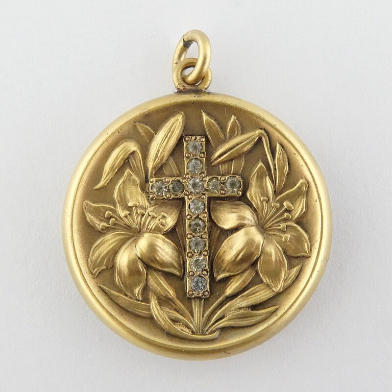 Cross Locket - Etsy