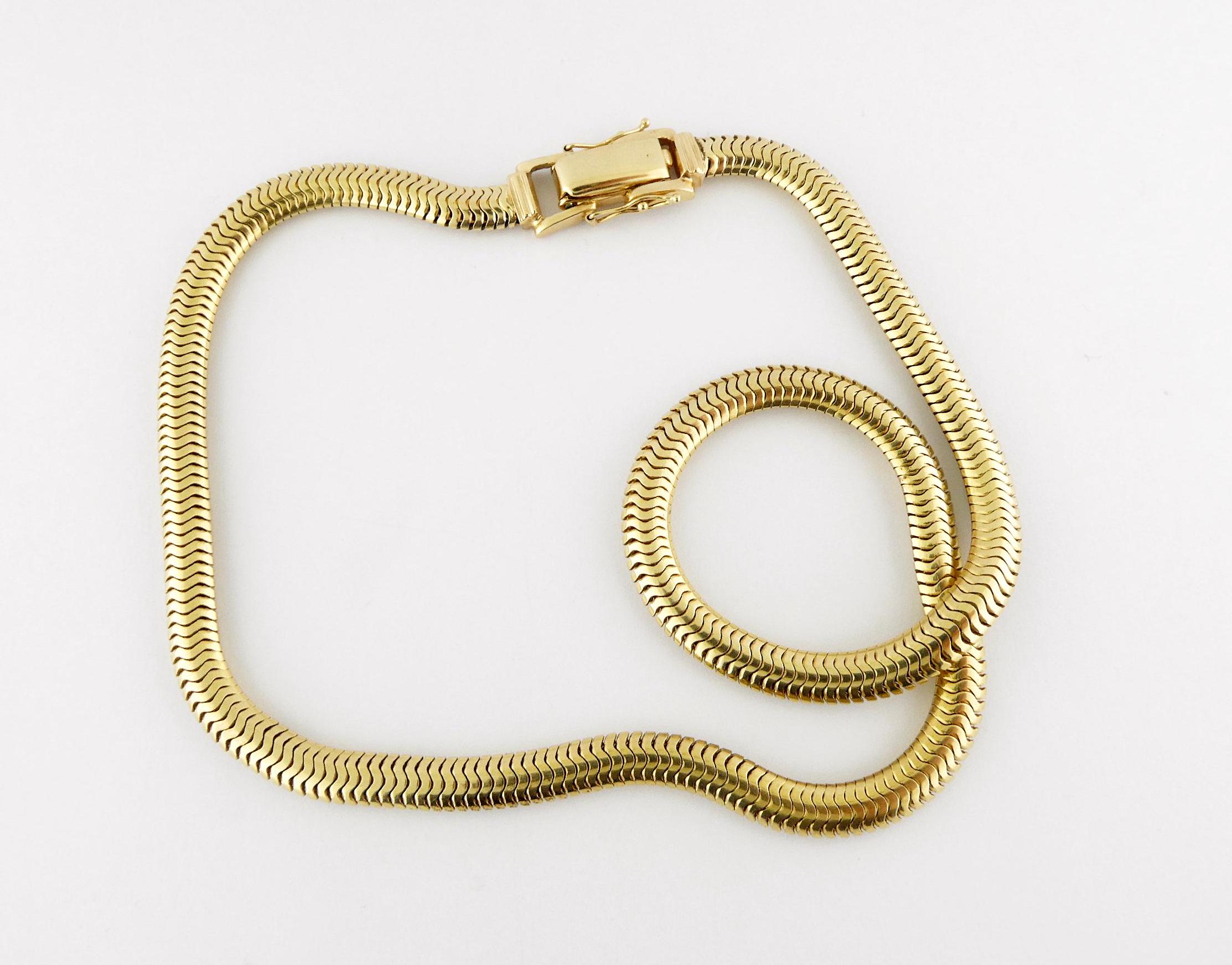 Snake chain 14k gold store