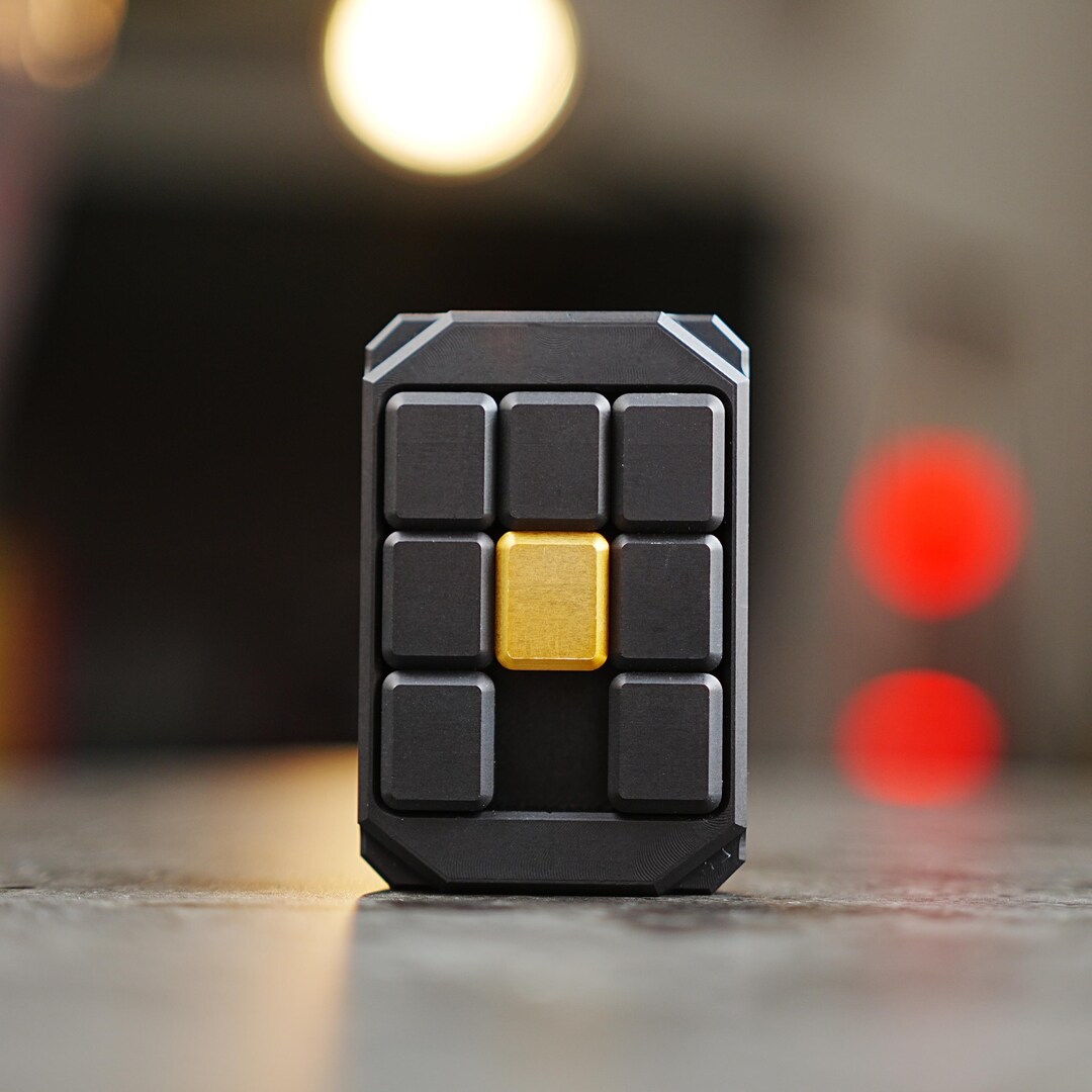 Magnetic Haptic Slider Fidget Toy - Customizable EDC Gift, Personalized ...