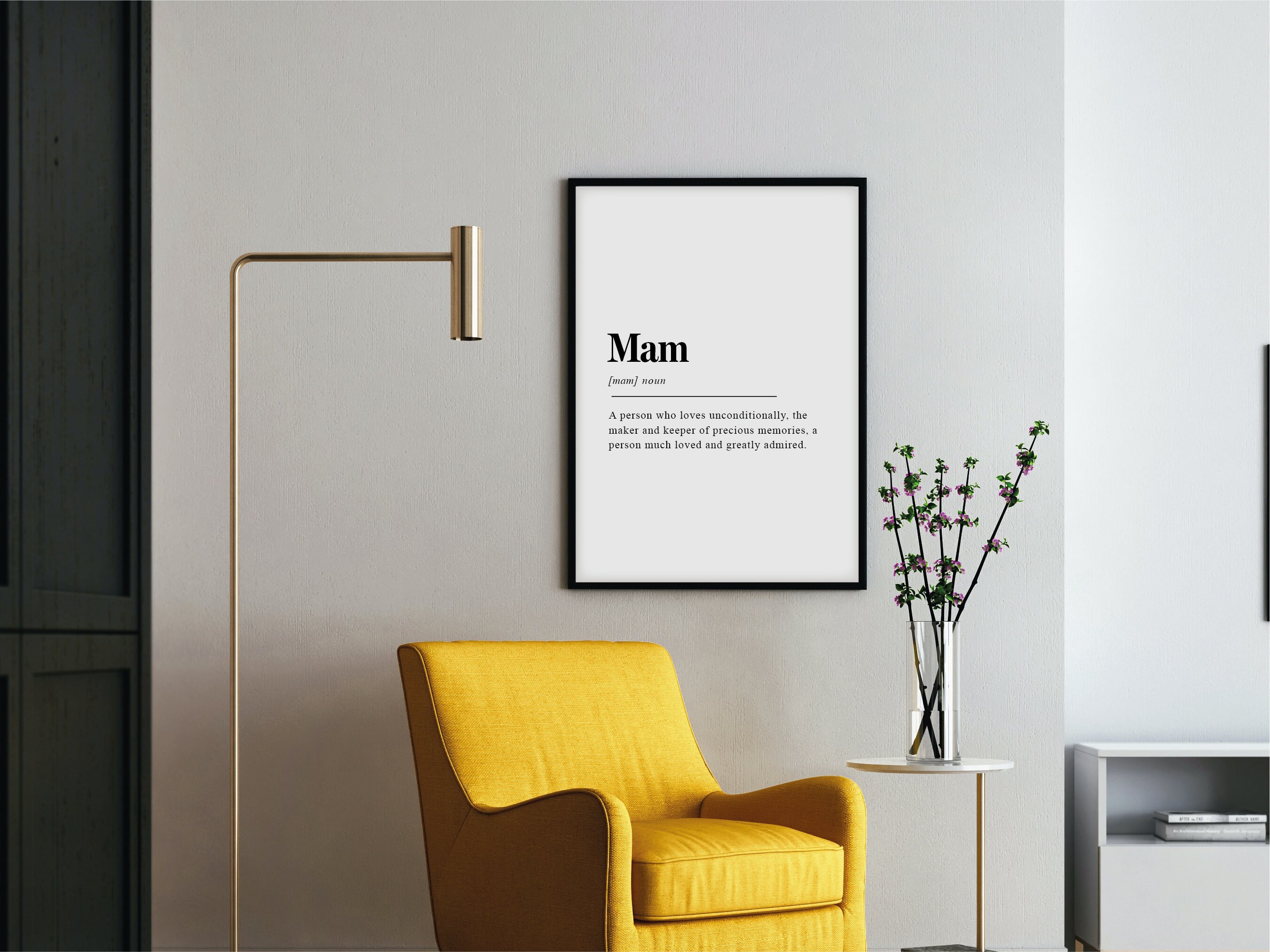 Impression définition Mam, cadeau décoration d'intérieur, cadeau Mam ...