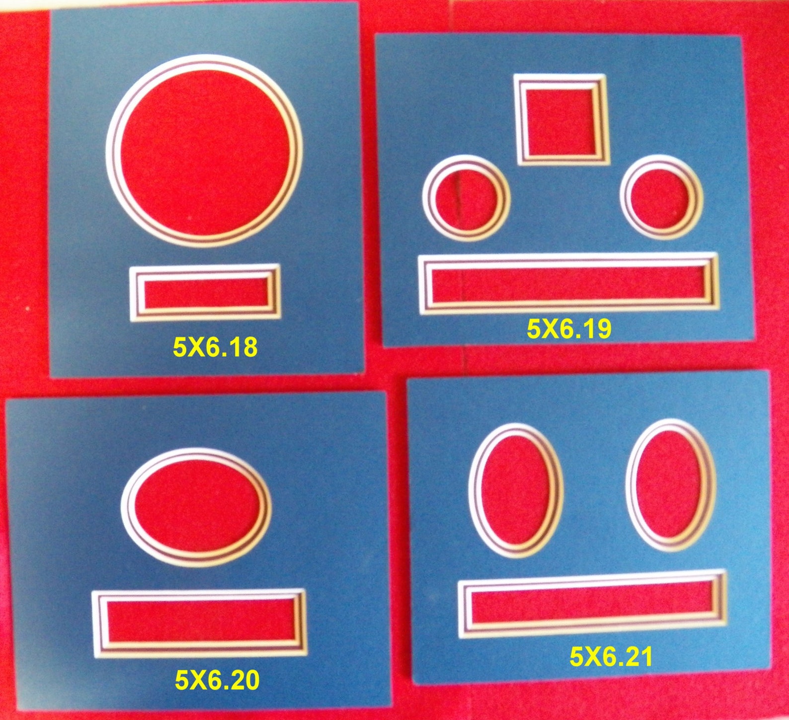 5"x6" Mats in Riker Display Case for Civil War Artifacts or Other ...