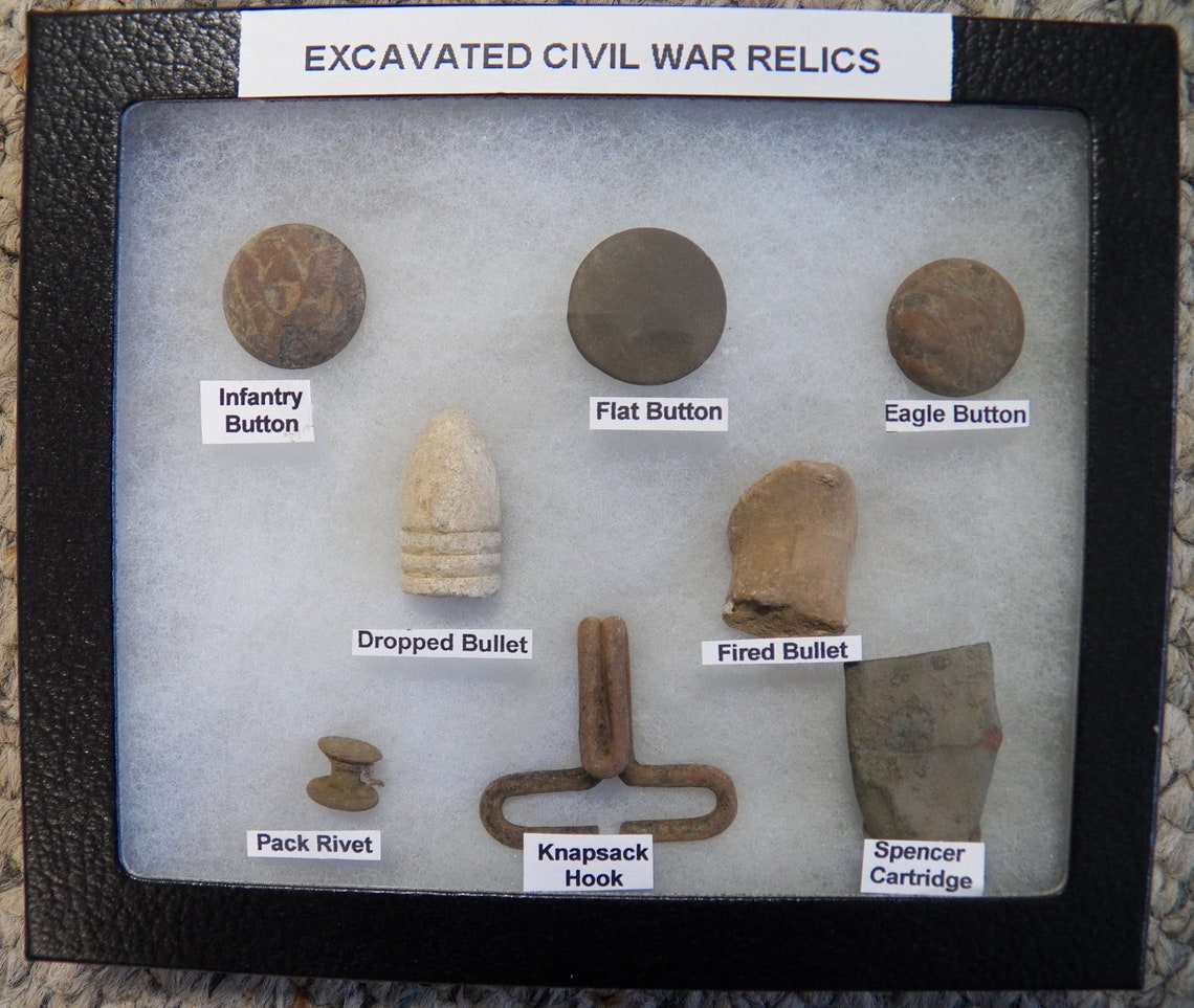 Nice Gift Set of Identified Excavated Civil War Relics - Etsy