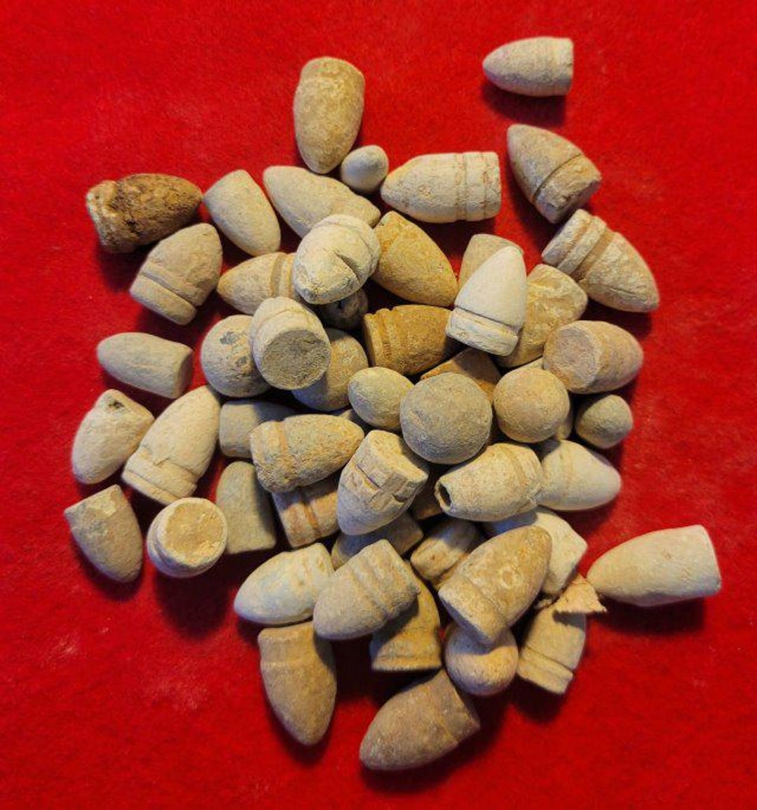50 Excavated Civil War Pistol Bullets - Etsy