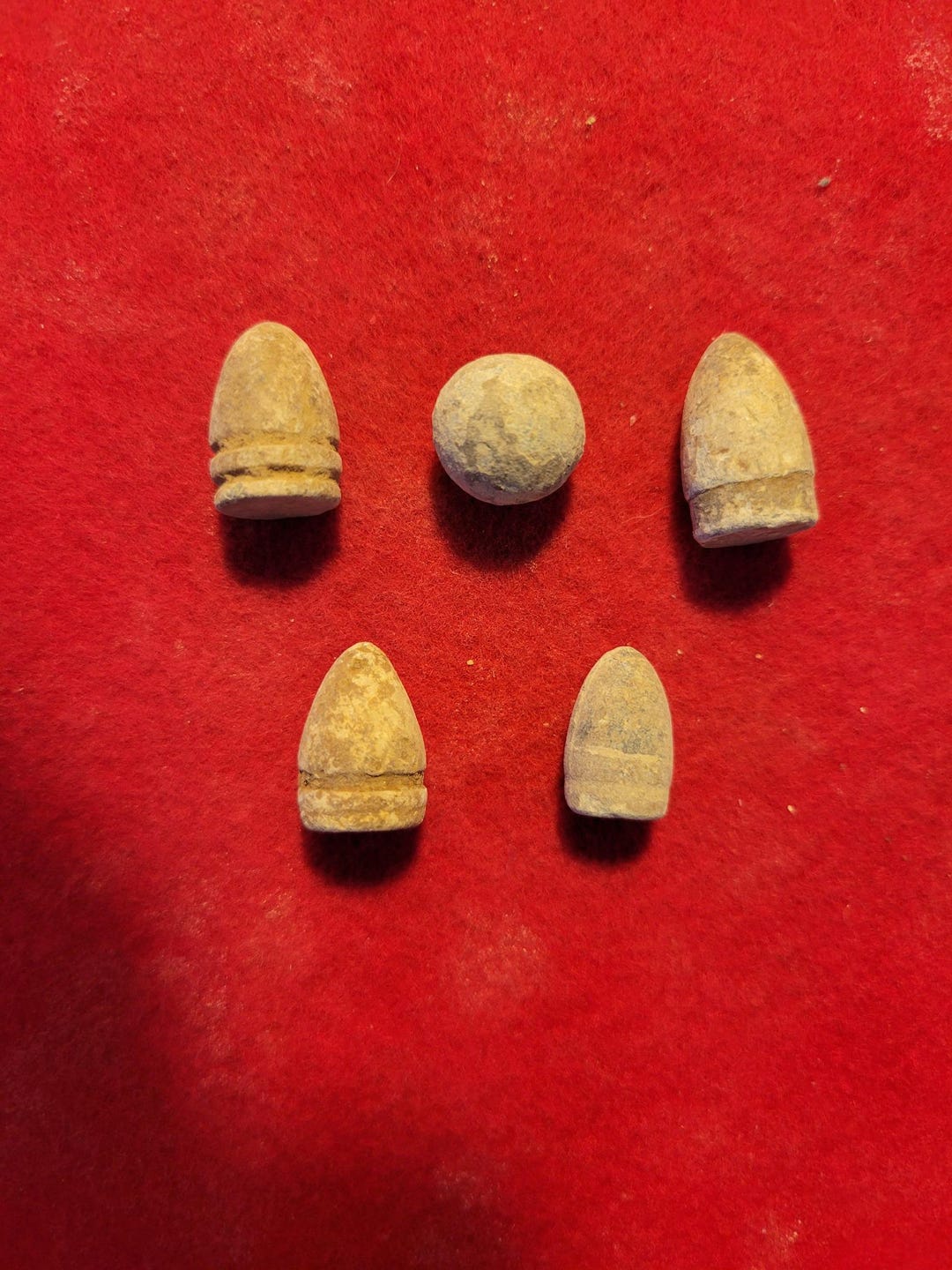 5 Different Excavated Civil War Pistol Bullets - NEW - Etsy