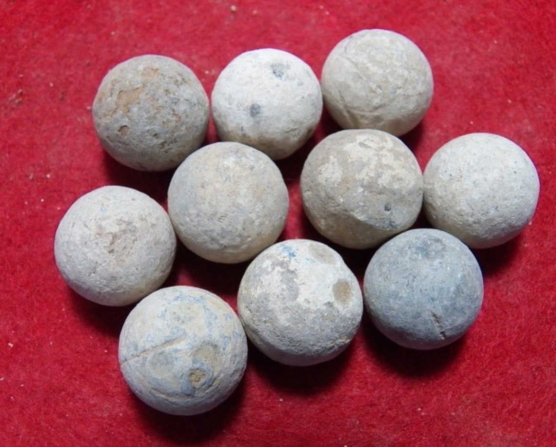 10 Excavated Civil War .69 Cal. Round Balls Manassas - Etsy