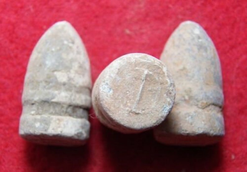 Three 3 Civil War .54 Cal. Sharps i Base Bullets - Etsy