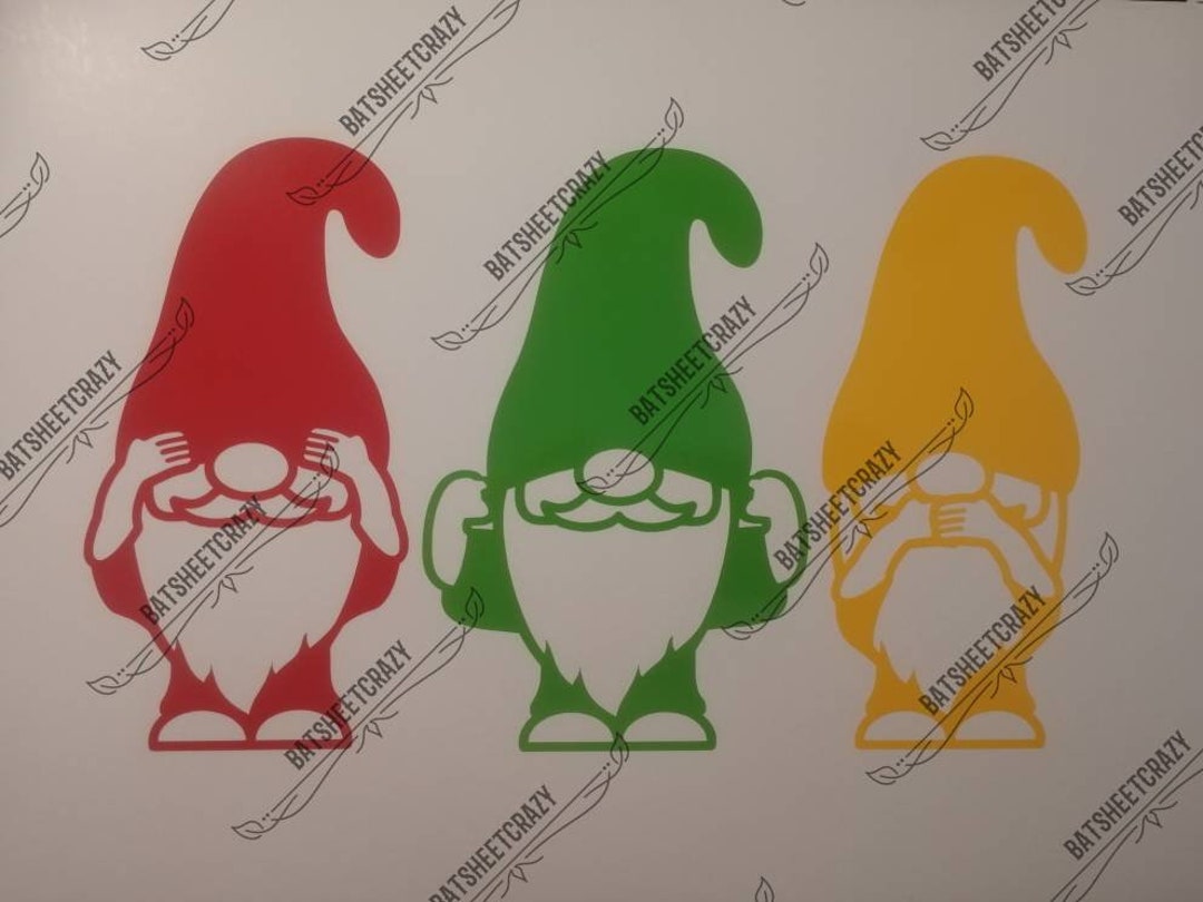 Cute 'see No Evil, Hear No Evil, Speak No Evil' Gnome/gonk/nisse/tomte ...