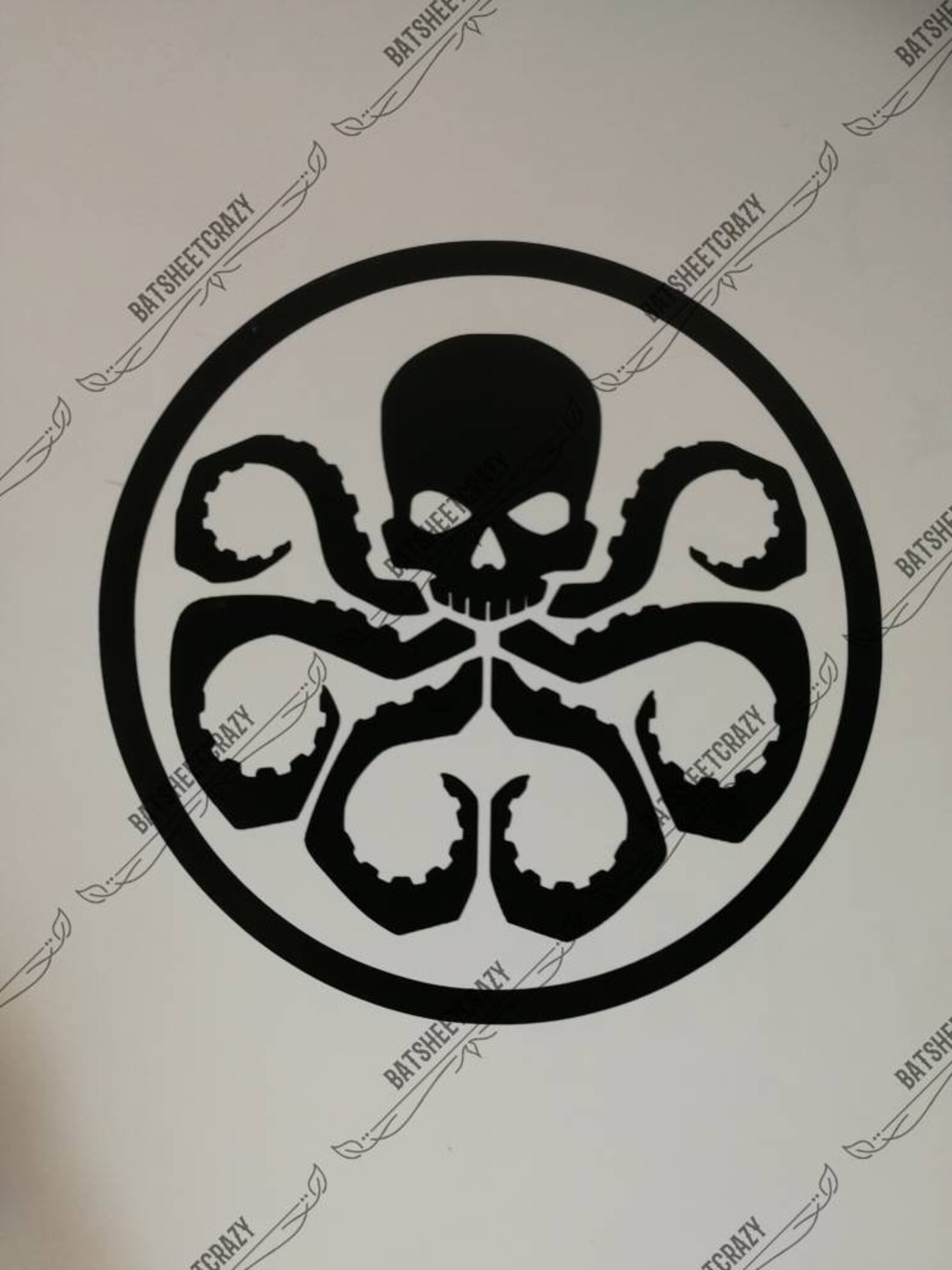 Marvel Hydra Symbol/logo adhesive vinyl decal for | Etsy