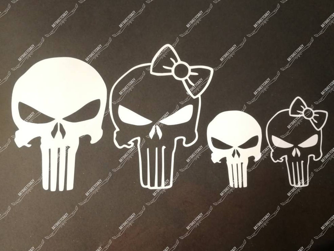 Fun the Punisher Stick Family Adhesive Vinyl - Etsy