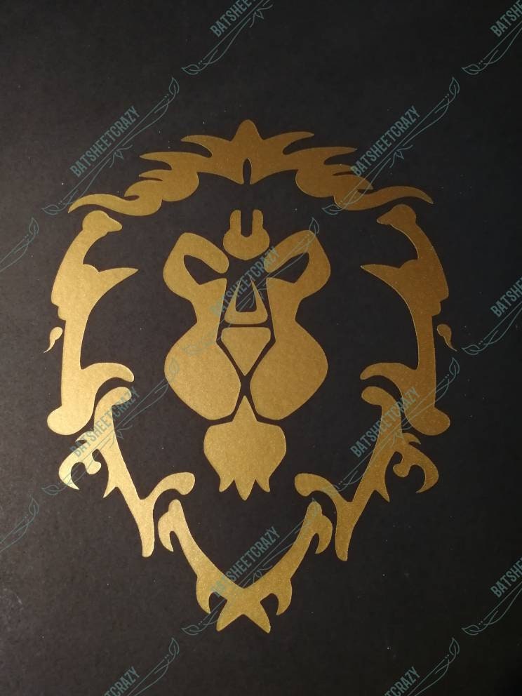 World of Warcraft Alliance symbol adhesive vinyl decal for | Etsy