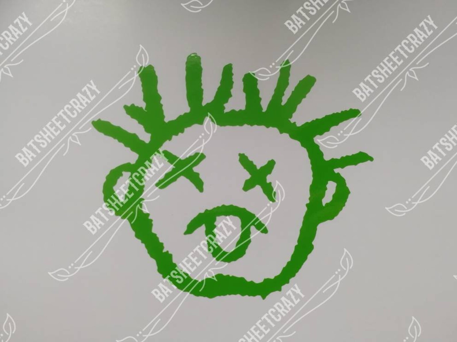 1990's comedy movie Drop Dead Fred logo face adhesive | Etsy