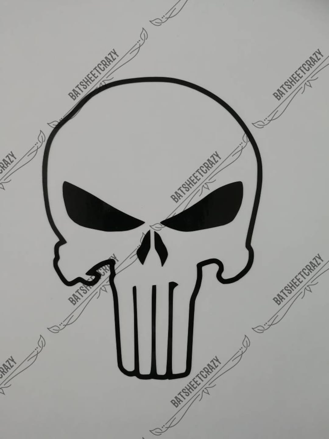Marvel's the Punisher Skull Logo Male/female Adhesive Vinyl Decal for ...