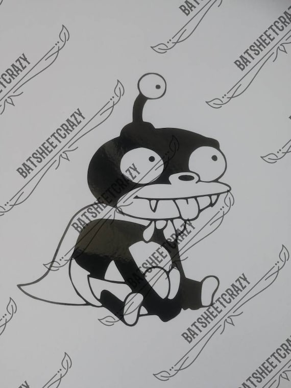 Cute Futurama Character Nibbler Adhesive Vinyl Decal for | Etsy