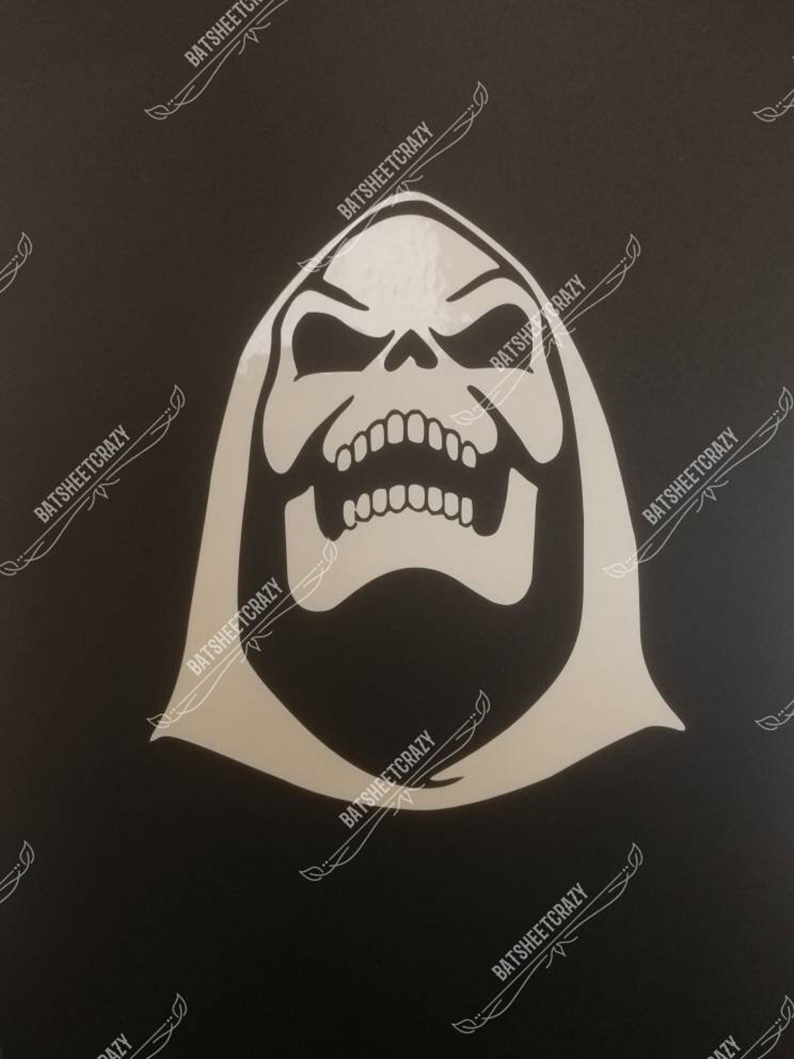 Masters of the Universe Laughing Skeletor Face Adhesive Vinyl - Etsy