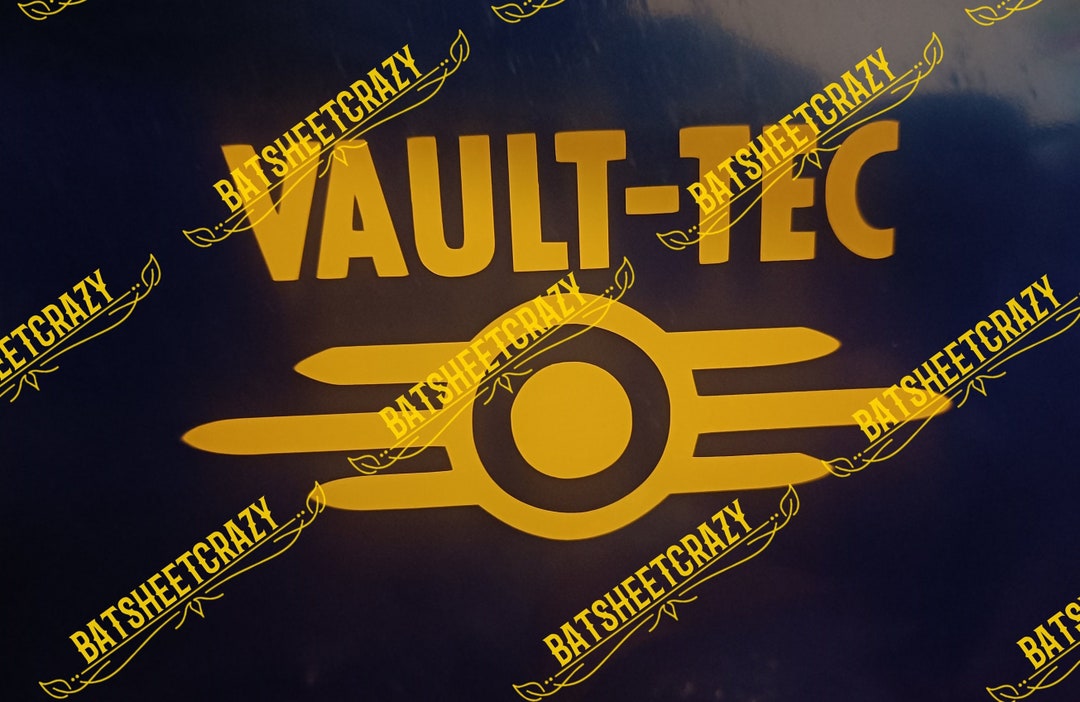 Fallout Inspired 'vault-tec' Logo Adhesive Glossy Vinyl Decal for Car ...