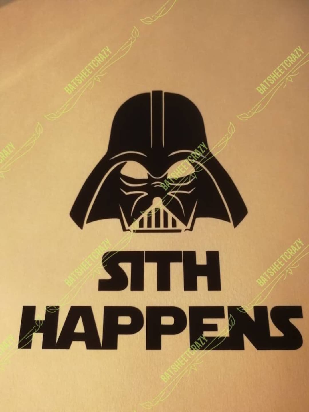 Star Wars Darth Vader sith Happens Adhesive Vinyl Decal for Car/laptop ...