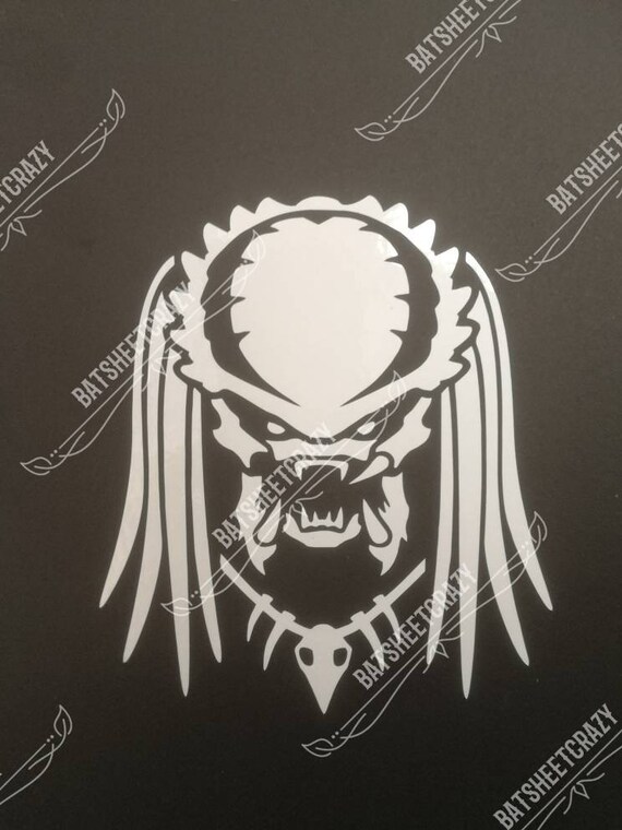 1980's Predator Without Mask Adhesive Vinyl Decal for | Etsy