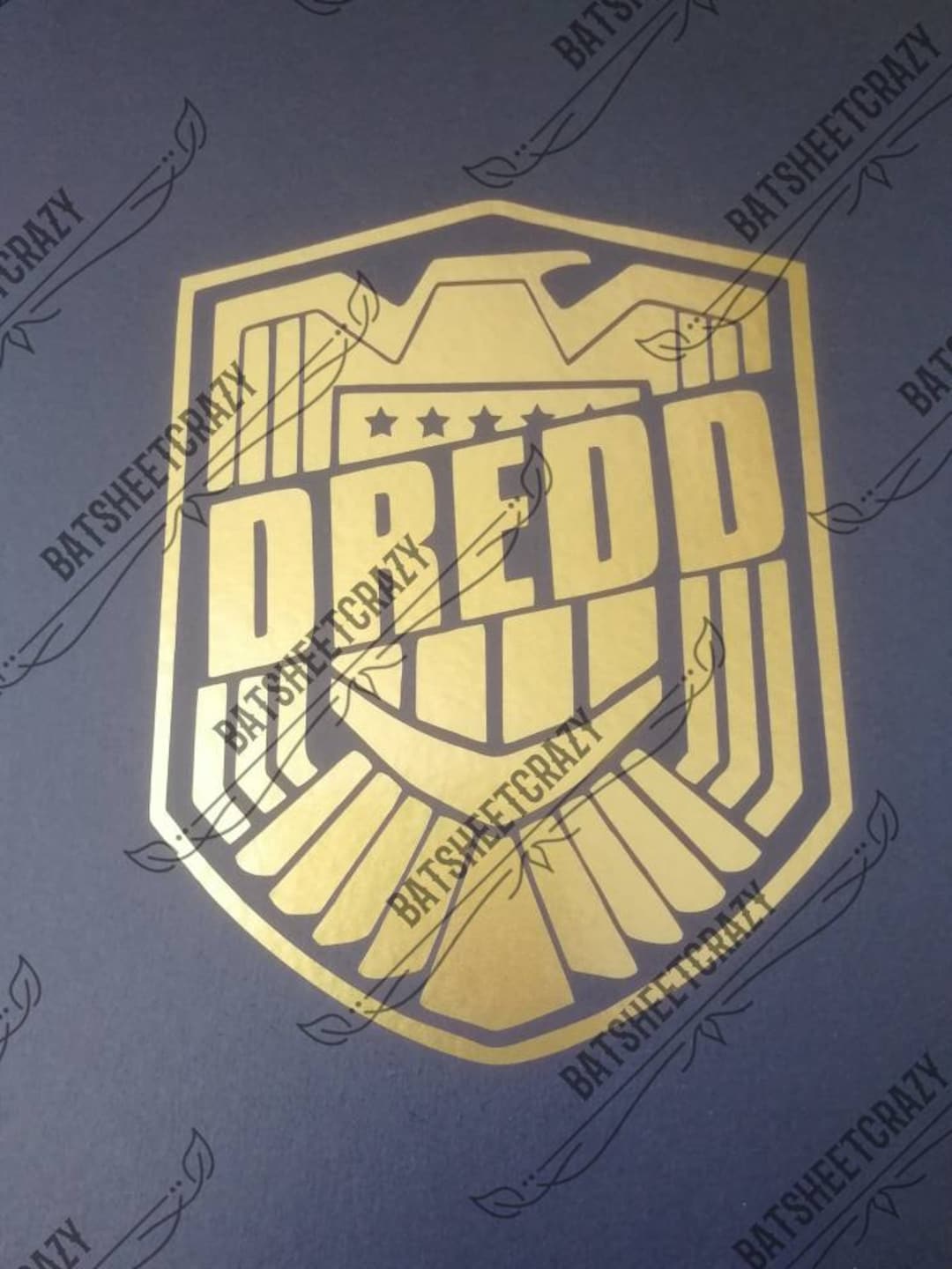 2000 AD Comic/movie Judge Dredd Shield Badge Adhesive Vinyl Decal for ...