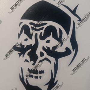 2016 Slasher Horror Movie Terrifier Art the Clown Face Adhesive Vinyl ...