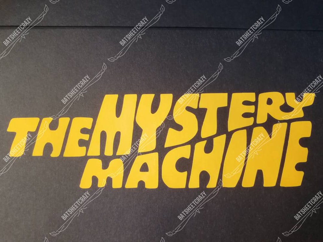 Scooby Doo Inspired the Mystery Machine Adhesive Gloss Vinyl Vehicle ...