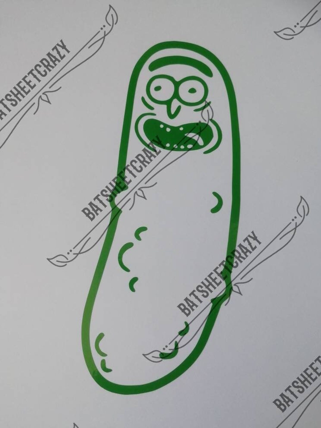 Rick and Morty Pickle Rick Adhesive Vinyl Decal for - Etsy