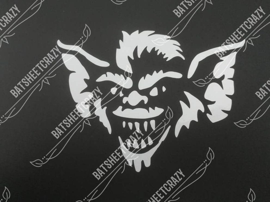 1980's Gremlins Movie Naughty Horror Laughing Gremlin Adhesive Vinyl ...