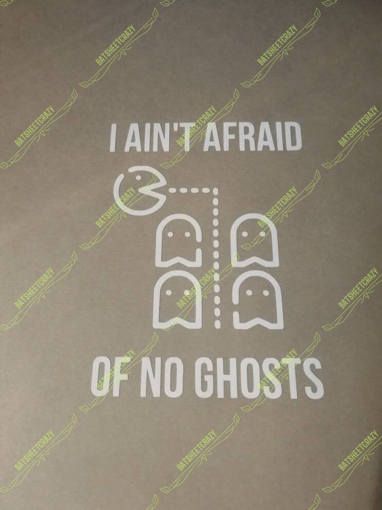 Ghostbusters/PacMan inspired I Ain't Afraid Of No | Etsy