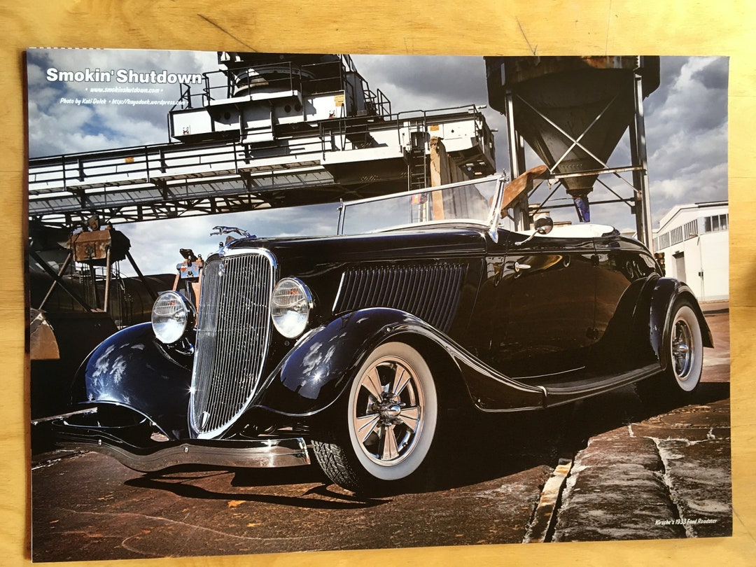 1933 Ford Roadster Hot Rod Poster - Etsy