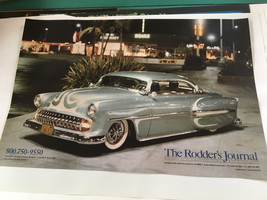 The Rodders Journal Poster Hot Rod Kustom Car Poster - Etsy