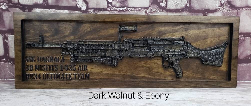 M240B Machine Gun Sign Custom Name Sign Man Cave Decor Gun | Etsy
