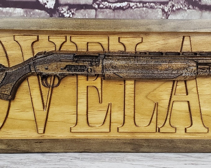 Rustic Gun Rack, Gun Rack, Deer Antler, Antler Rack, Mancave Decor ...
