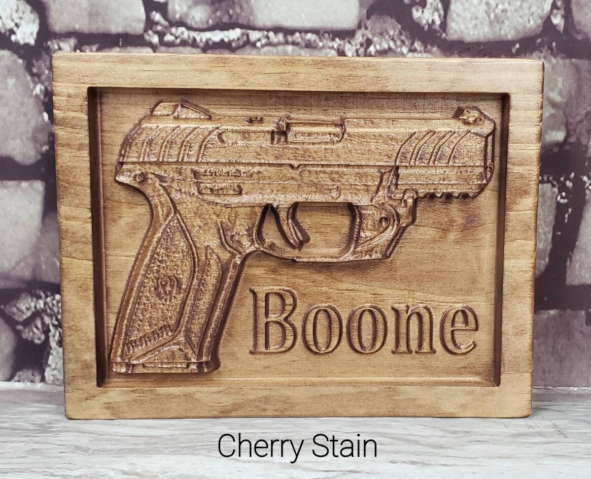 Customizable Handgun Sign | Etsy