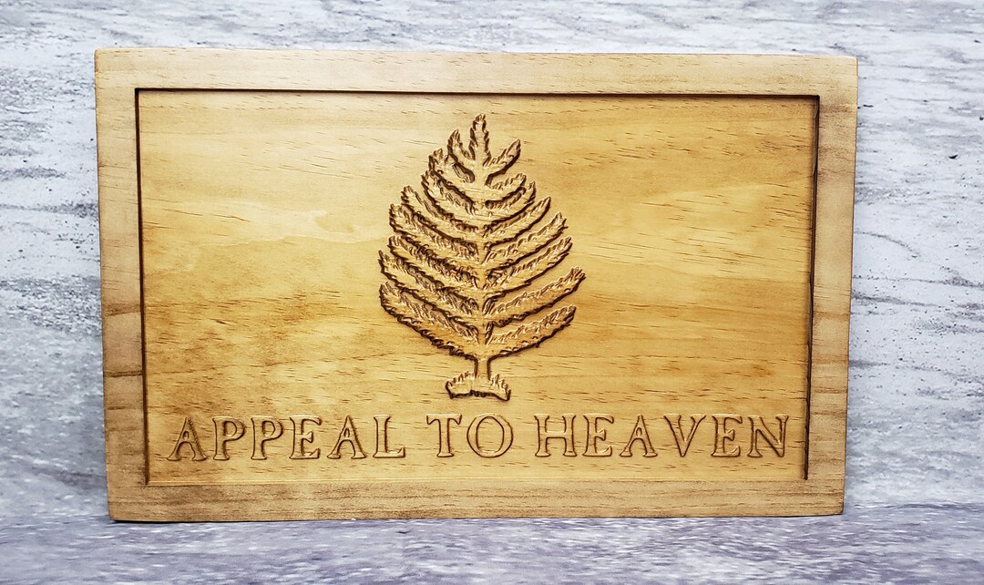 Appeal to Heaven Flag Custom Wooden Sign Tree Sign Nature Military - Etsy