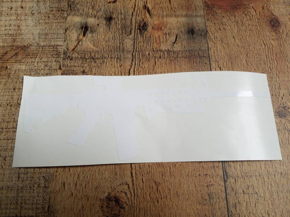 AR-15 VINYL DECAL for Car or Walls Custom Vinyl Decals Gun - Etsy