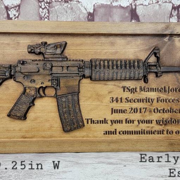 Military Plaque - Etsy