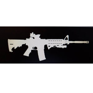 AR-15 VINYL DECAL for Car or Walls Custom Vinyl Decals Gun Decal ...