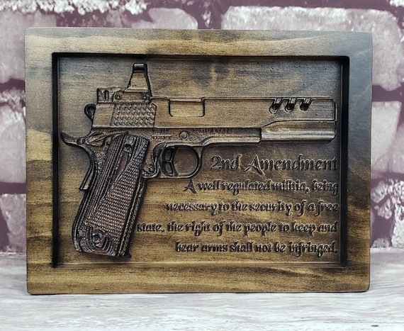 Customizable Handgun Sign | Etsy