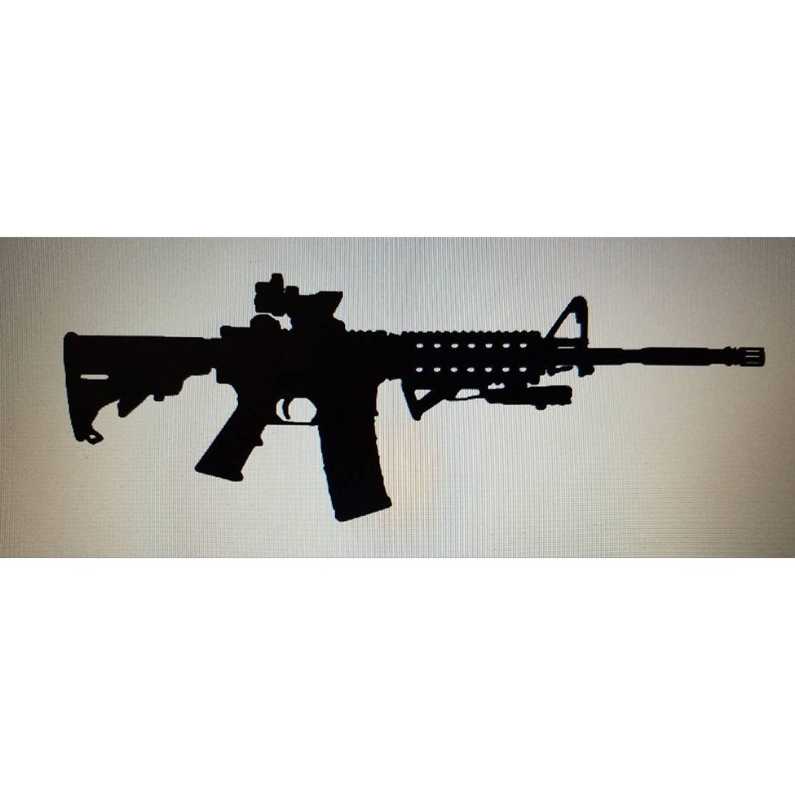 AR-15 Vinyl Decal - Gun Sticker for Car or Wall - Etsy