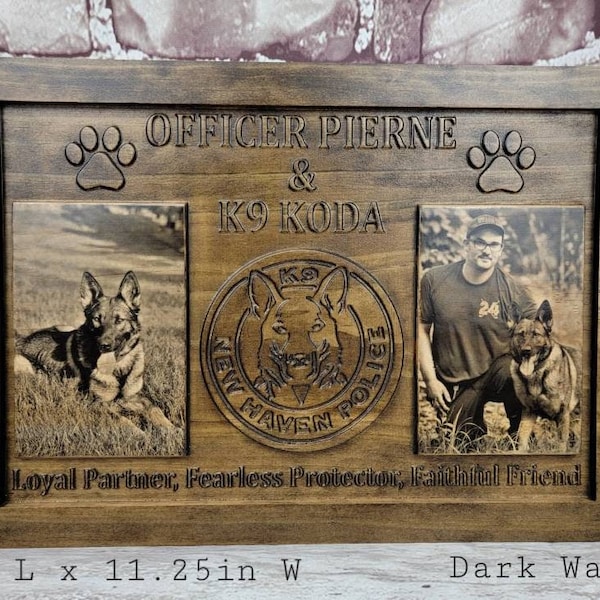 Police Officer Memorial Plaque - Etsy