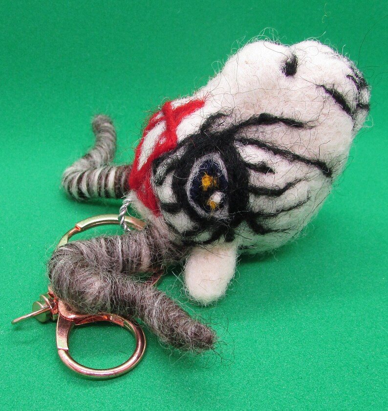 Needle Felt Keychains Gothic Decor Handmade Felted Animals Baphomet ...