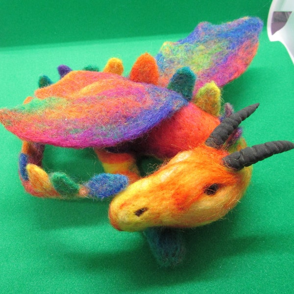 Needle Felted Dragon - Etsy