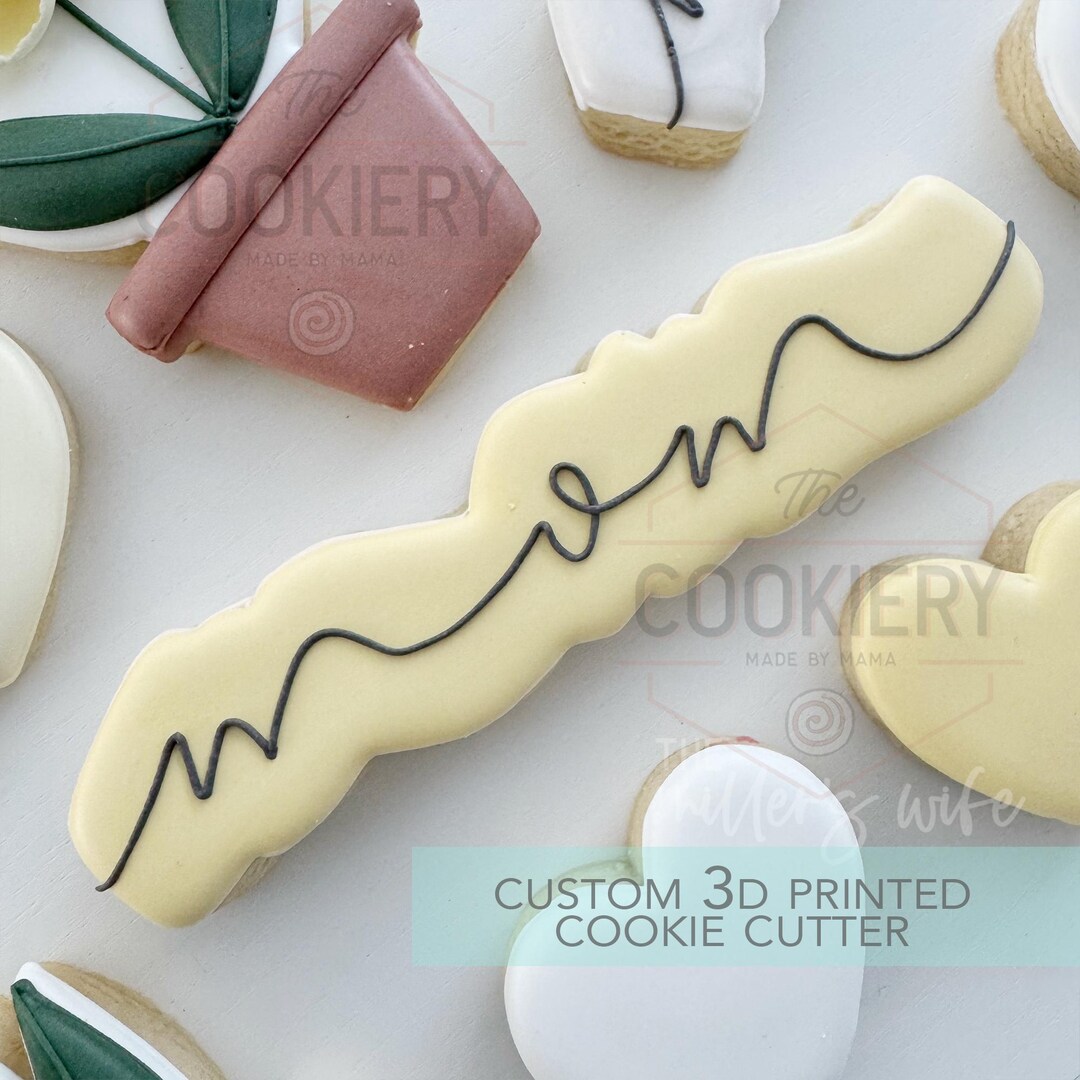 Skinny Mom Lettering Cutter - Mother's Day Cookie Cutter - 3D Printed ...