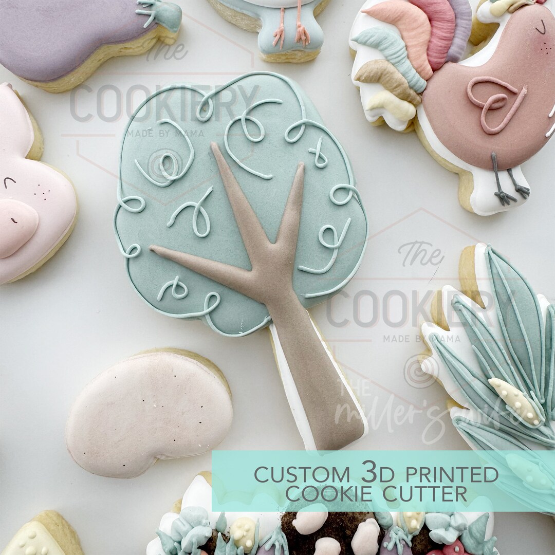 Tree Cookie Cutter - Farm Market Barn Theme - Rustic - 3D Printed ...
