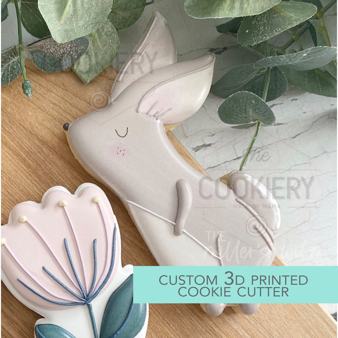 Standing Bunny Cookie Cutter - Easter Cookie Cutter - 3D Printed Cookie ...