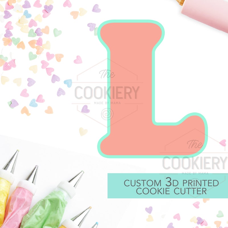 Block Letter Cookie Cutters - Etsy