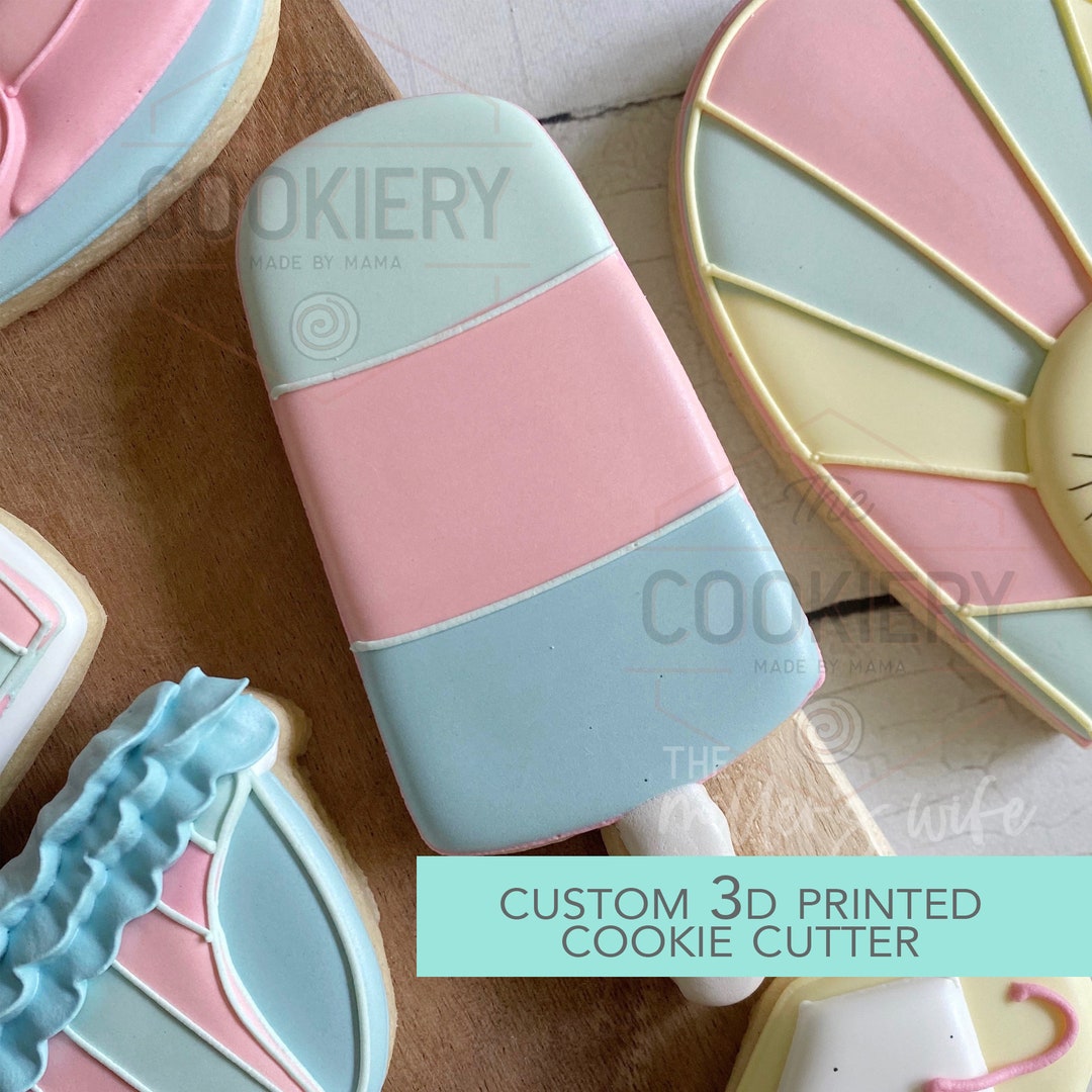 Popsicle Cookie Cutter - Summer Cookie Cutter - 3D Printed Cookie ...