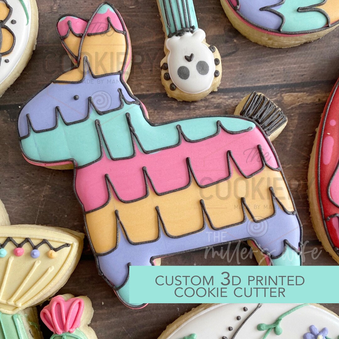 Pinata Cookie Cutter - Cinco De Mayo Cookie Cutter - 3D Printed Cookie ...