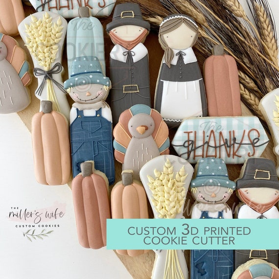 Fall Thanksgiving Peg Dolls Cutter Set Cookie Cutter Peg - Etsy