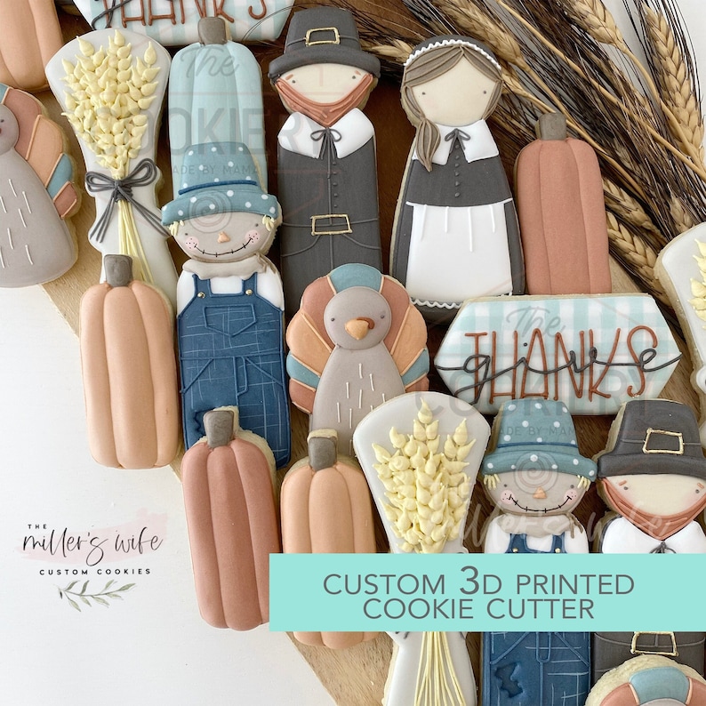 Fall Thanksgiving Peg Dolls Cutter Set Cookie Cutter Peg - Etsy